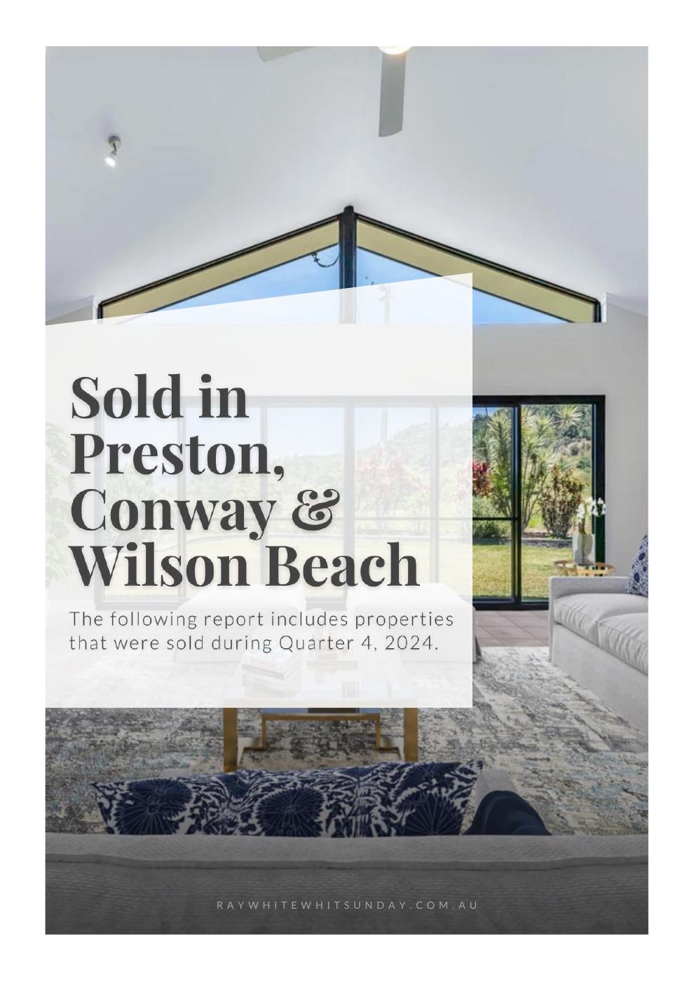 Preston, Conway & Wilson Beach - Quarter 4, 2024