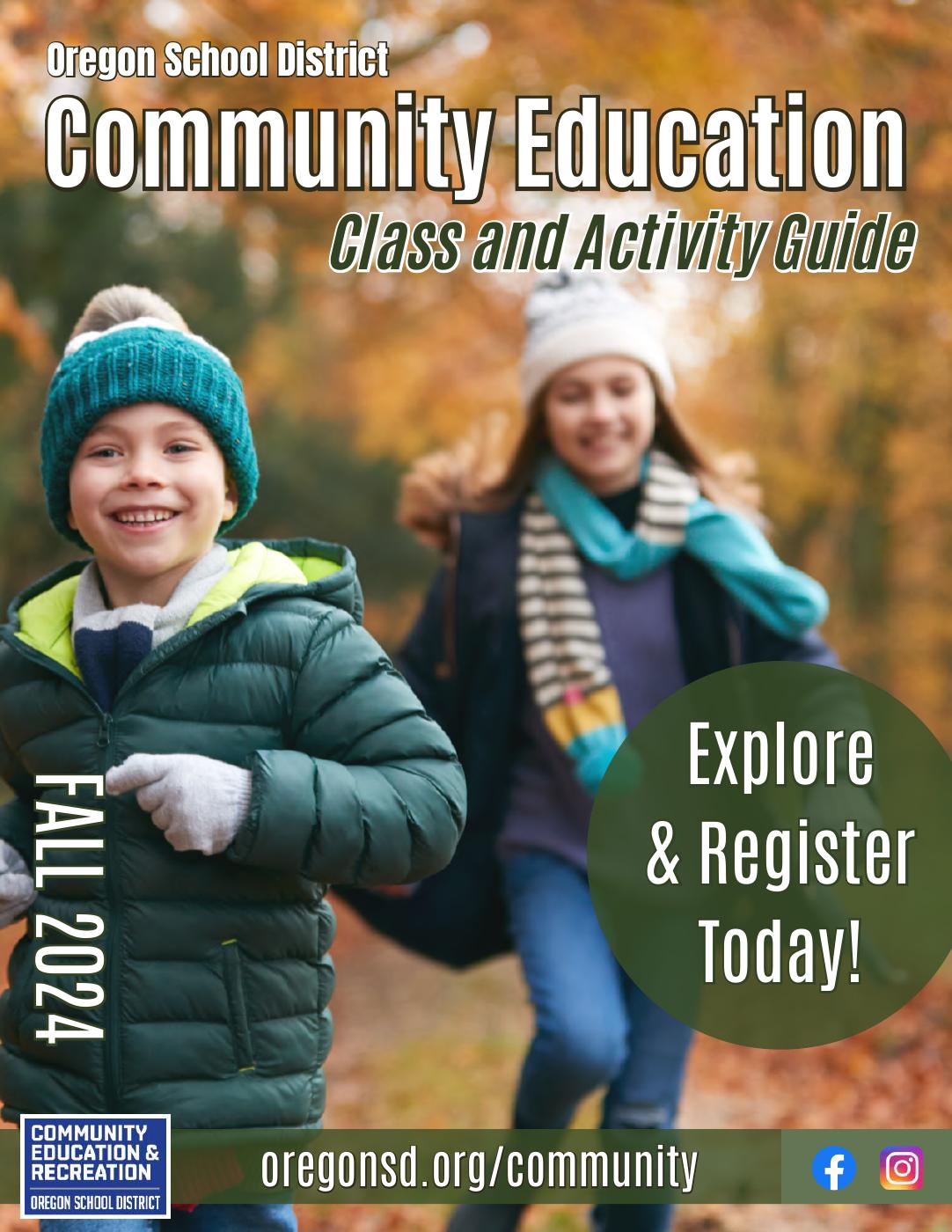 Oregon CE & Rec Fall 2024 Activity Guide