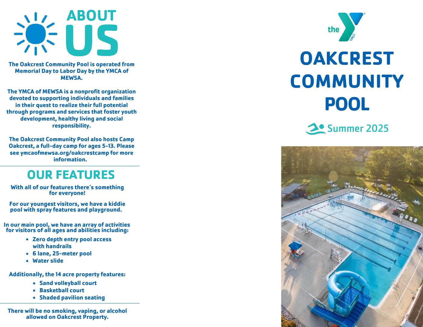 2025 Oakcrest Community Pool | PDF to Flipbook