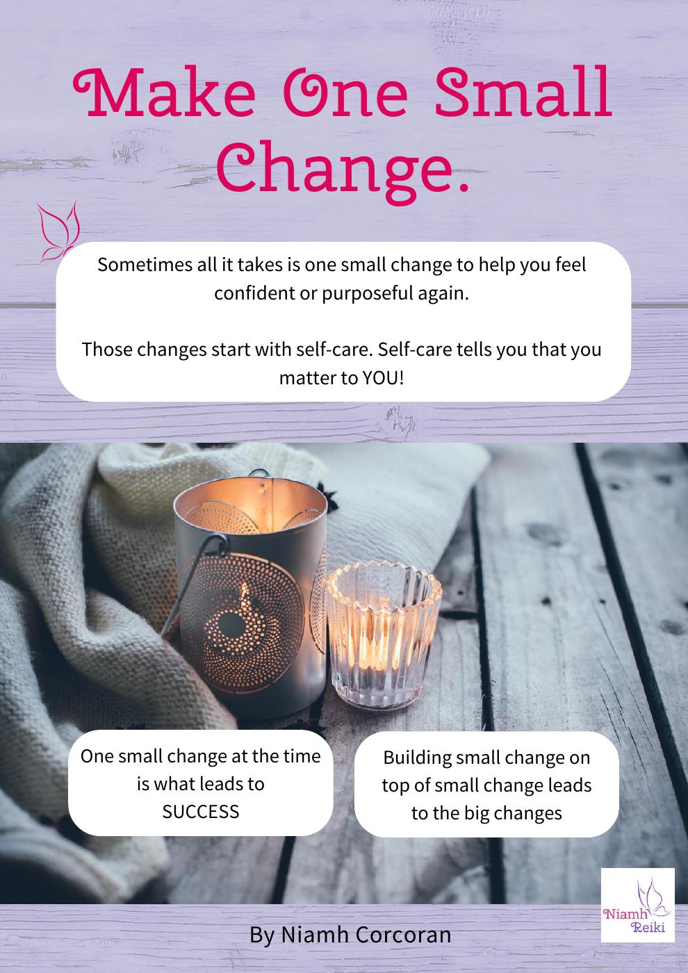 One Small Change | PDF to Flipbook