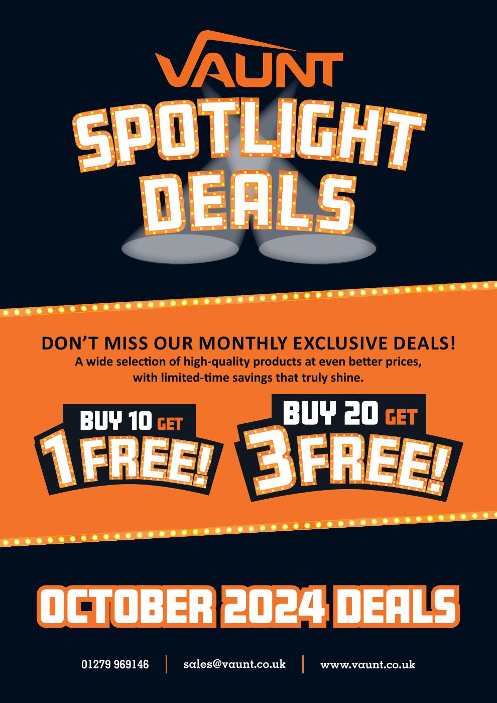Spotlight Deals - October