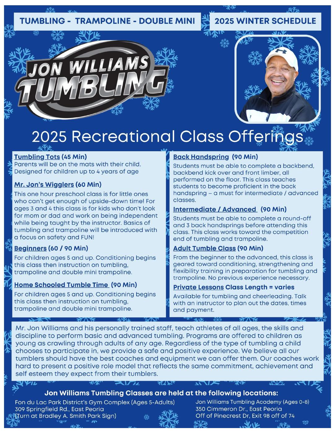 2025 TUMBLING FLYER - WINTER SCHEDULE