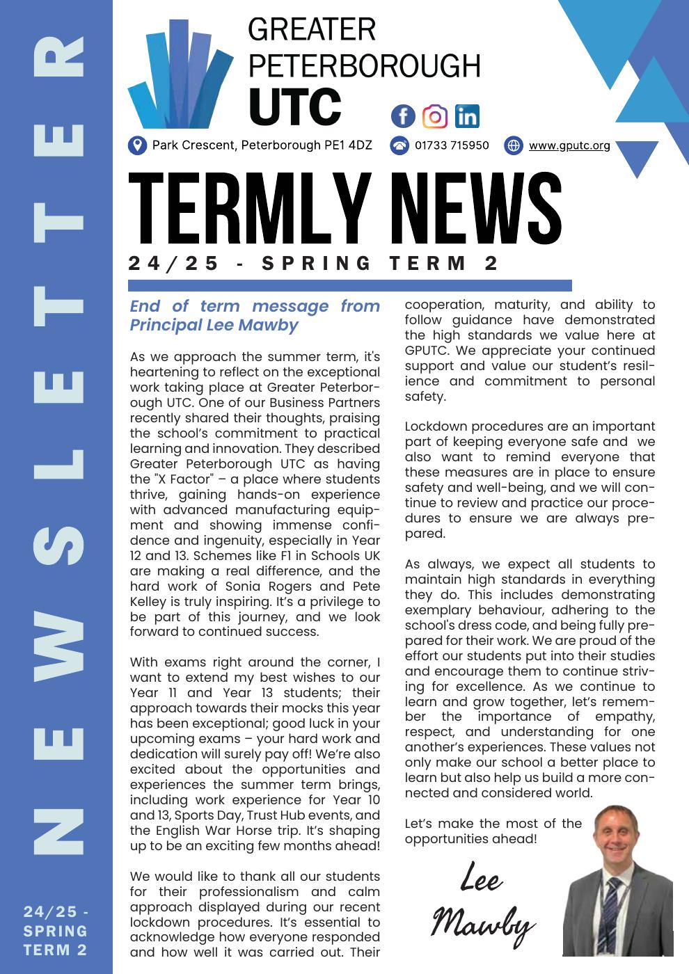 GPUTC Newsletter | PDF to Flipbook