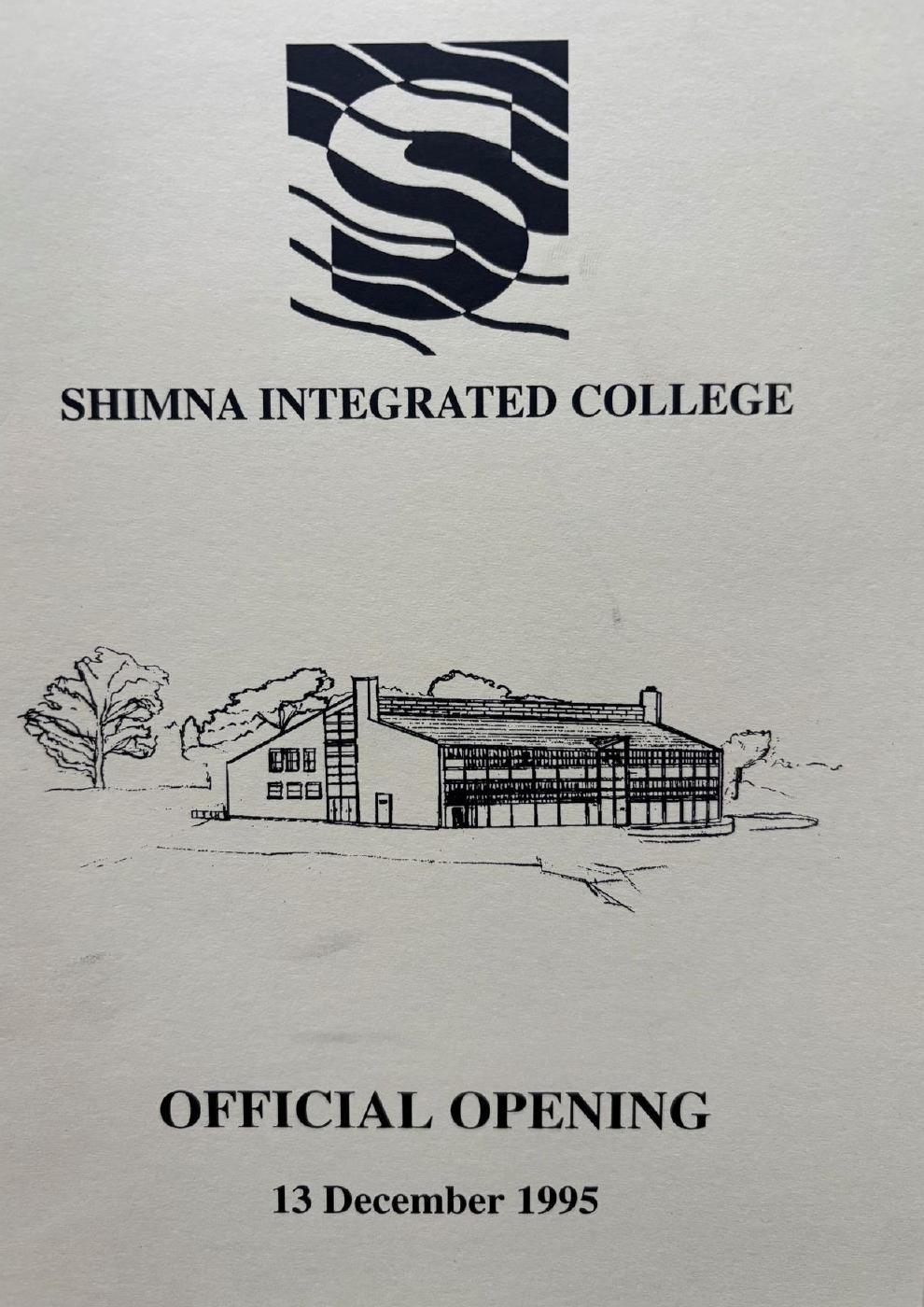 Shimna Integrated College - Official Opening Booklet