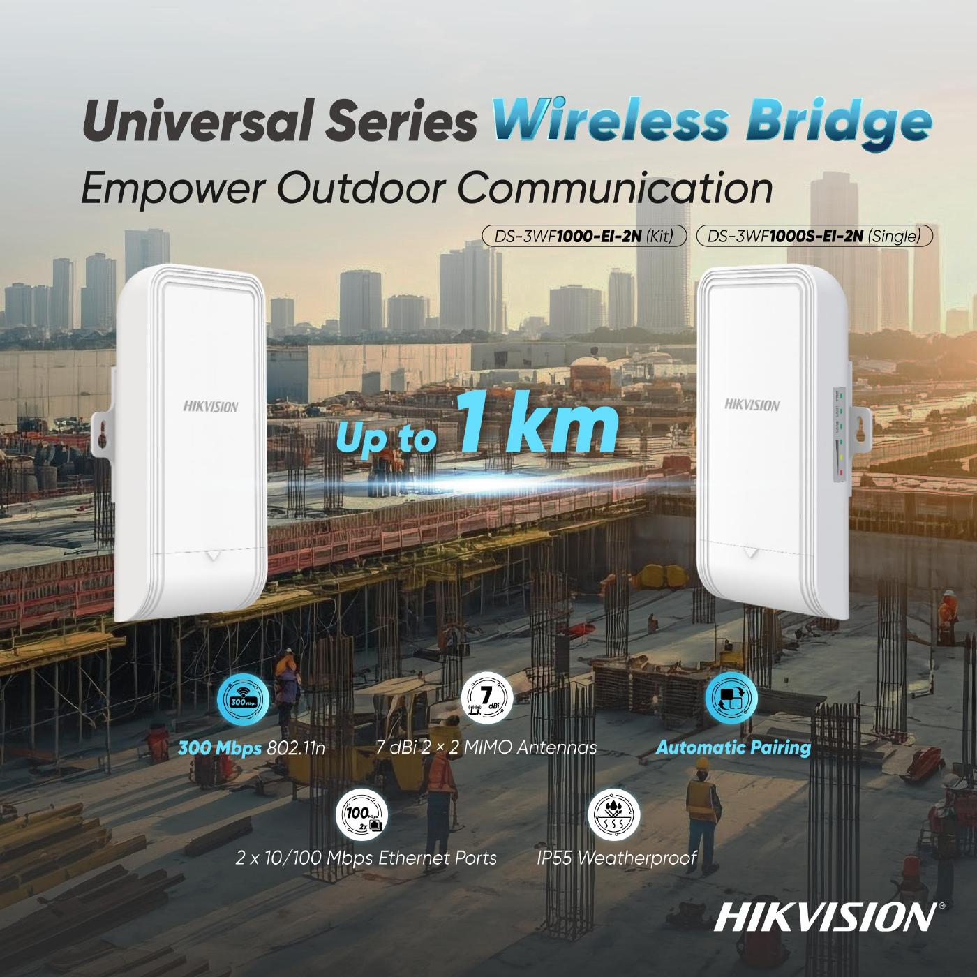 Poster - Wireless Bridge Universal Series 1km