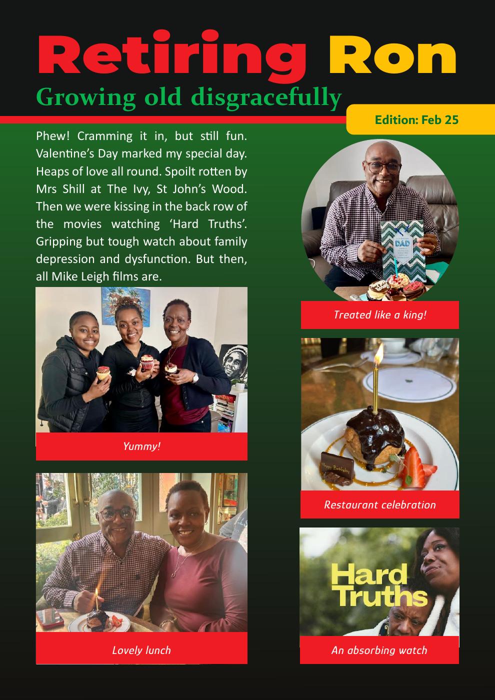 Retiring Ron Feb 2025 Edition