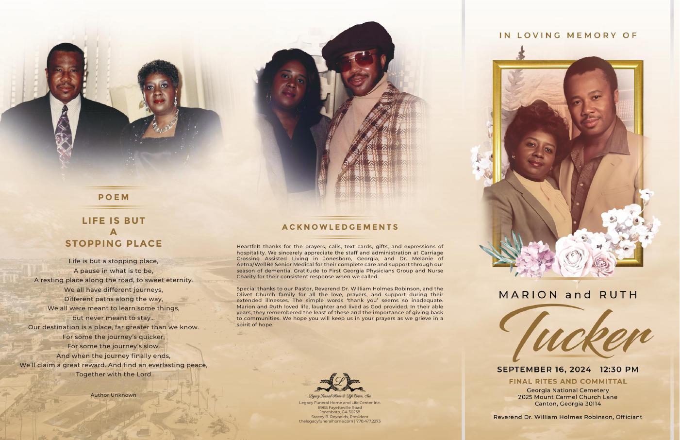 MARION AND RUTH TUCKER