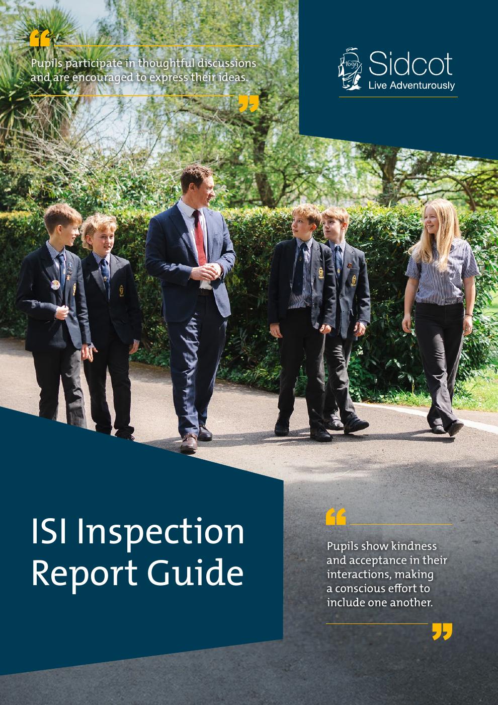 ISI Inspection Report Guide 2025