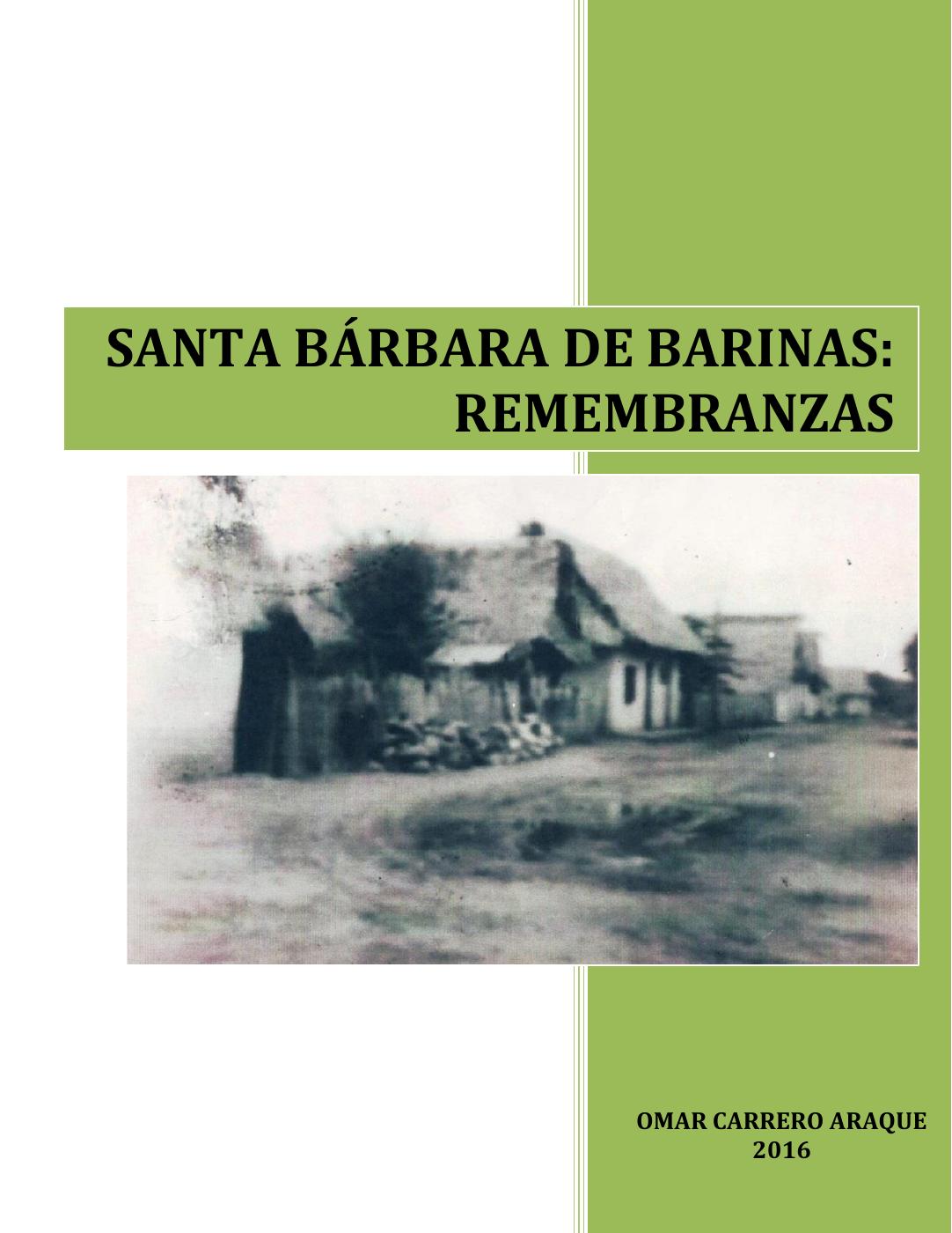 Santa Bárbara de Barinas: Remembranzas | PDF to Flipbook