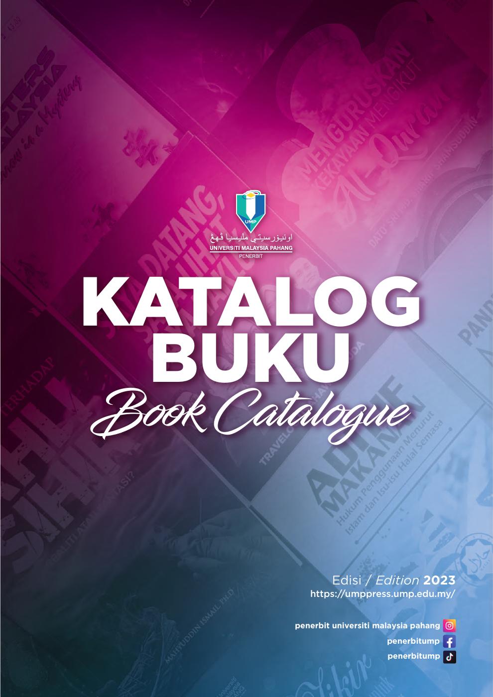 Katalog Buku Penerbit UMPSA 2023 | PDF to Flipbook