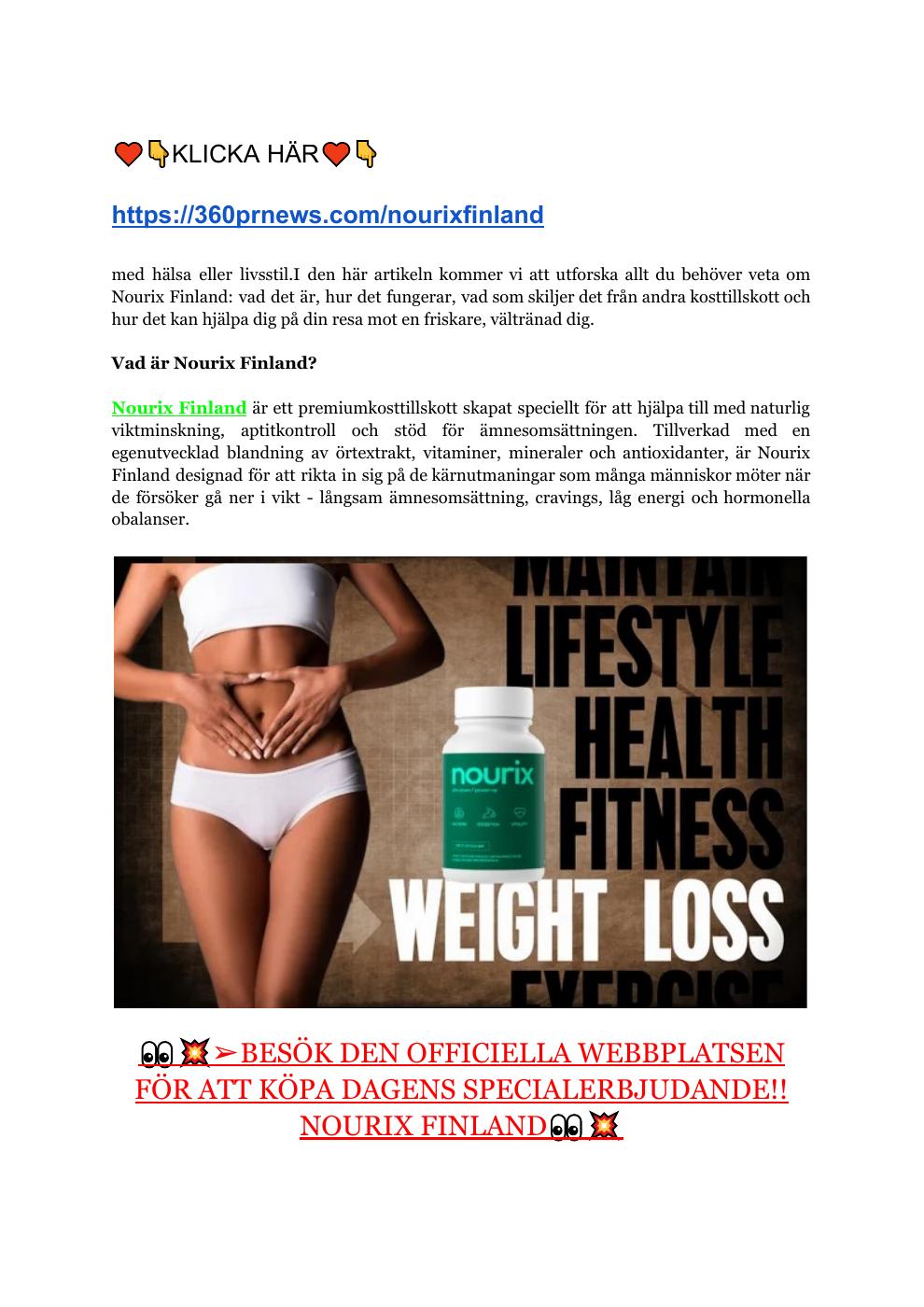 Nourix Finland Reviews Must Read Before Buy | PDF to Flipbook