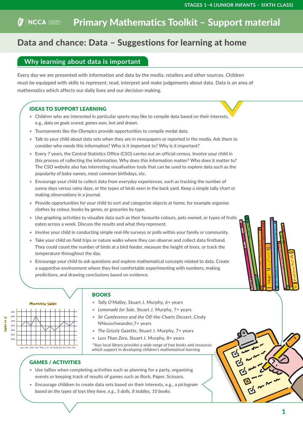 Data and chance: Data- Suggestions for learning at home | PDF to Flipbook