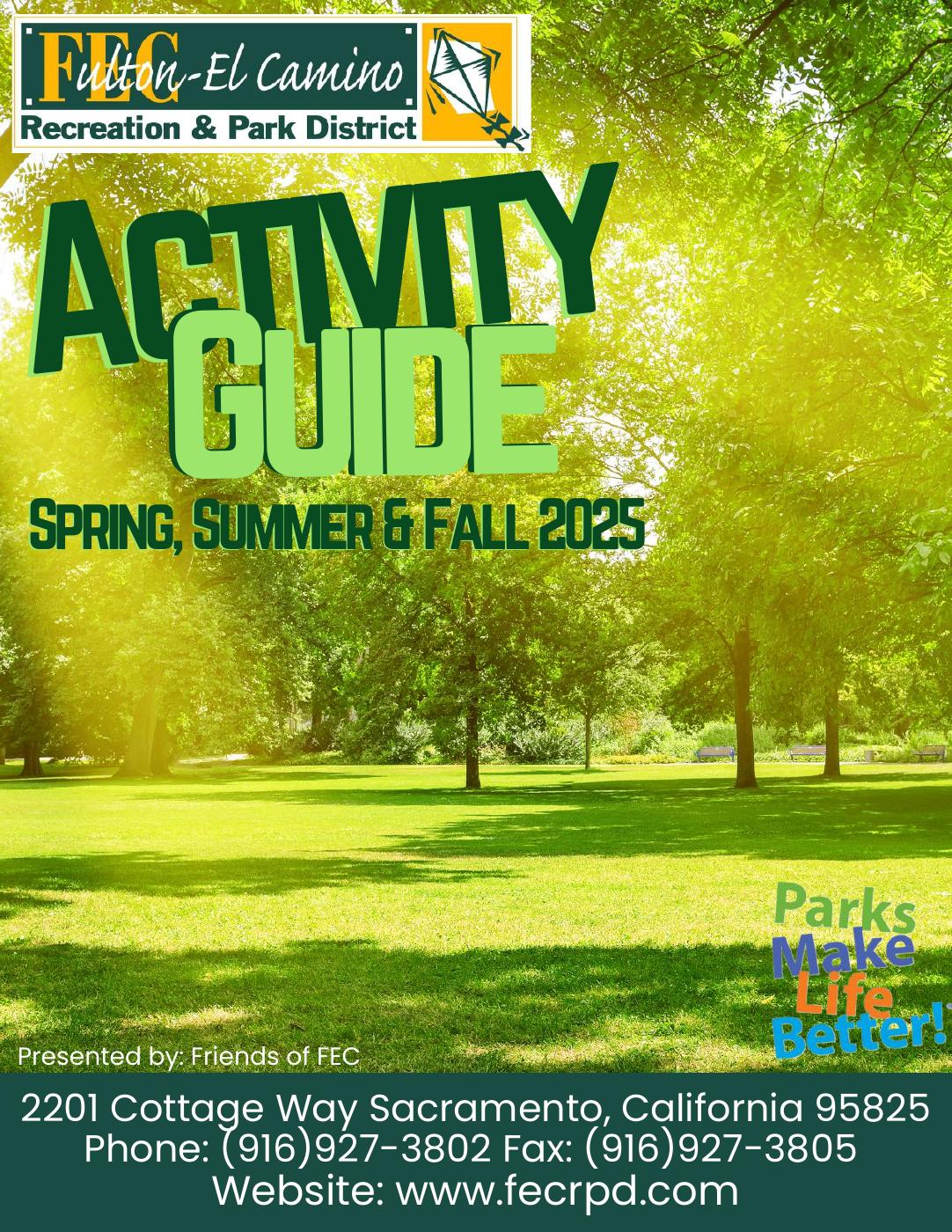 FECRPD Spring, Summer & Fall Activity Guide 2025 | PDF to Flipbook