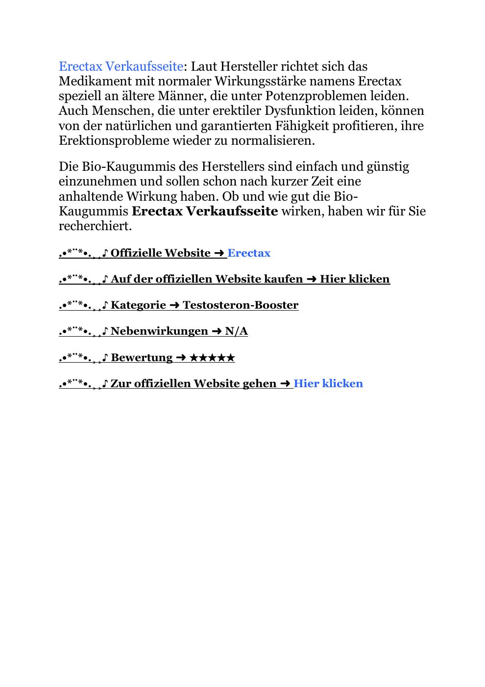 Erectax Verkaufsseite sichere und wirksame Losung! | PDF to Flipbook