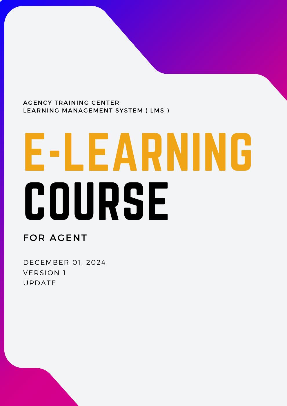 E-Learning Course Outline | PDF to Flipbook