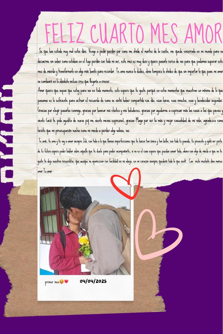 FELIZ CUARTO MES AMOR | PDF to Flipbook