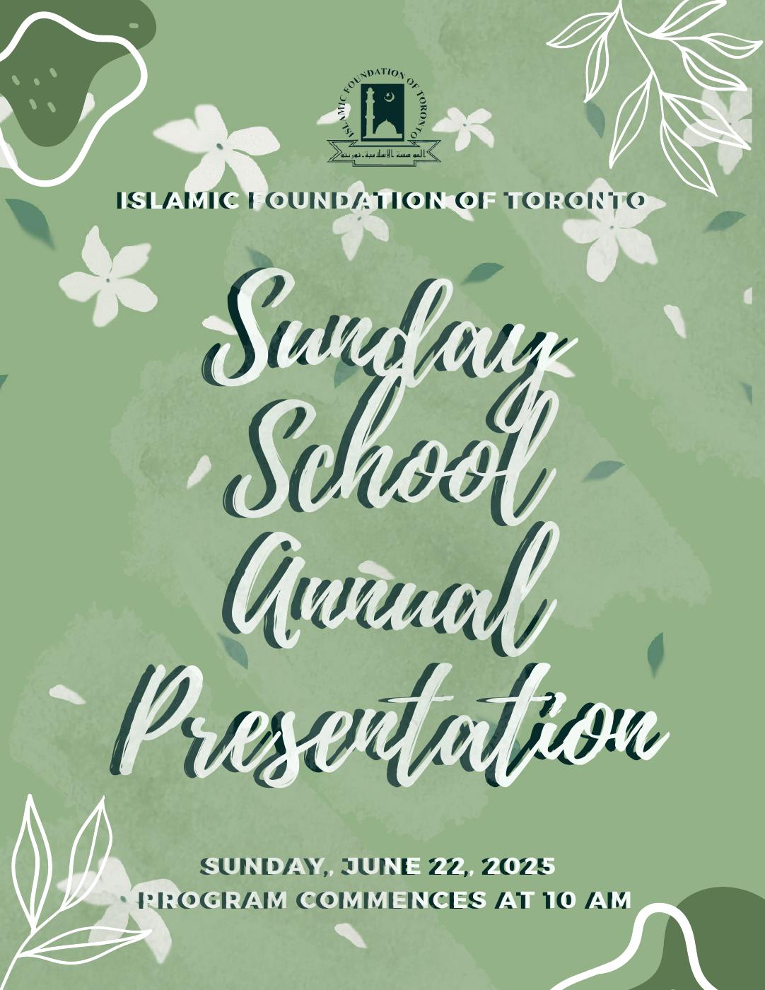 Sunday School Annual Presentation | PDF to Flipbook