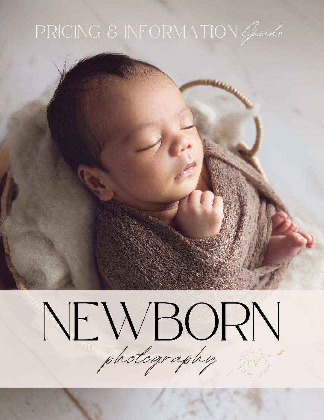 Copy of Copy of newborn Photography Pricing Guide Template 20 pages | PDF to Flipbook