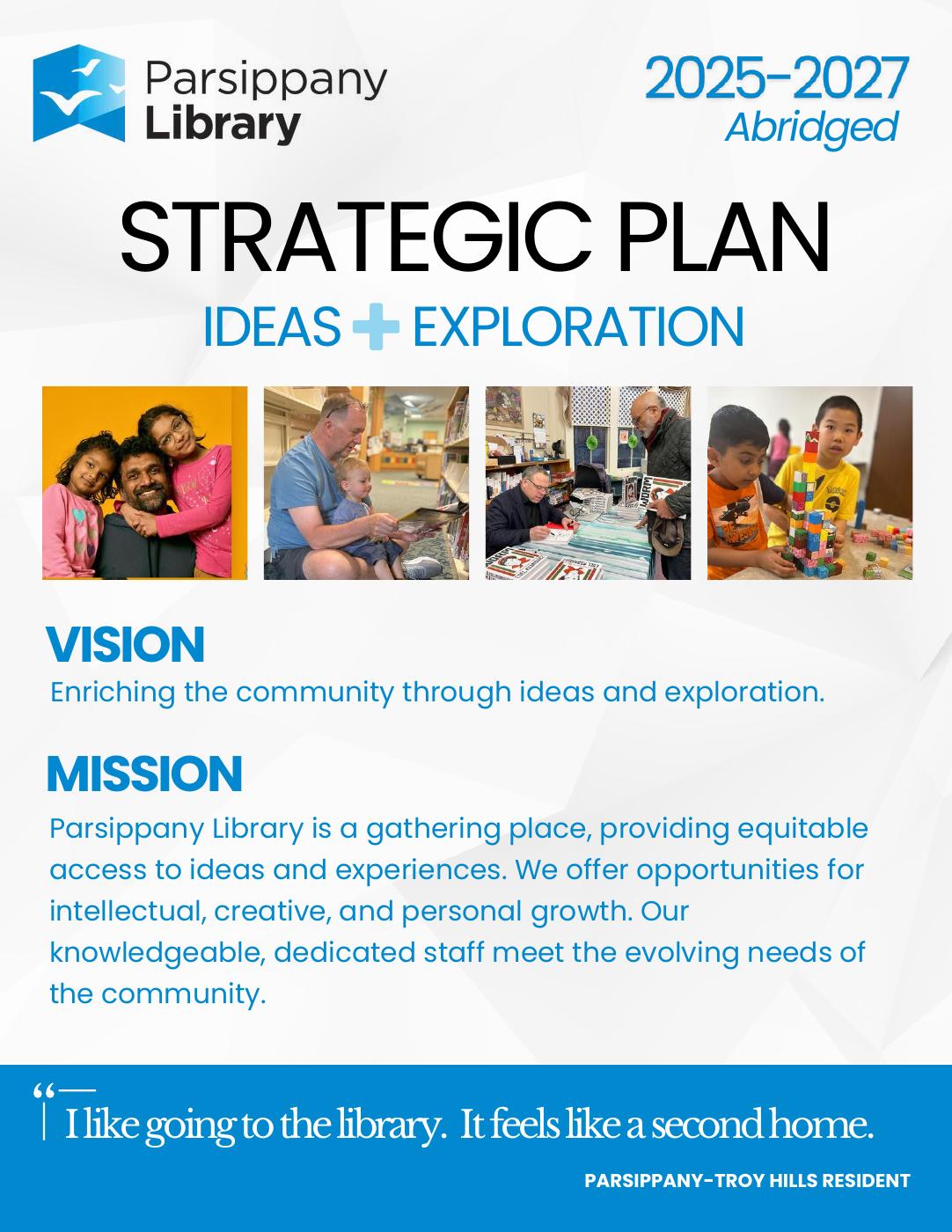 Parsippany Library Strategic Plan Abridged | PDF to Flipbook