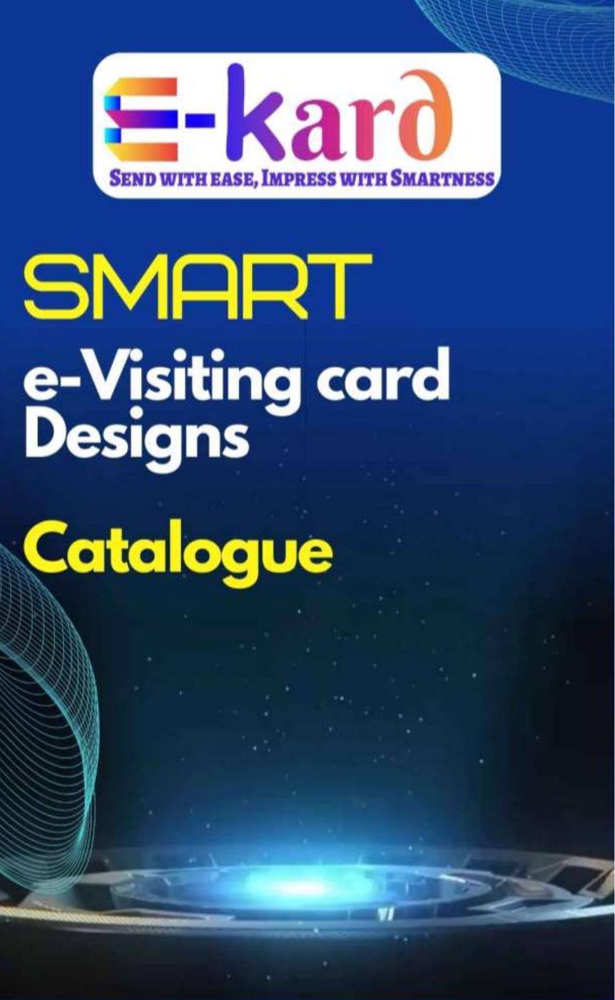 e-kard Smart Visiting card designs
