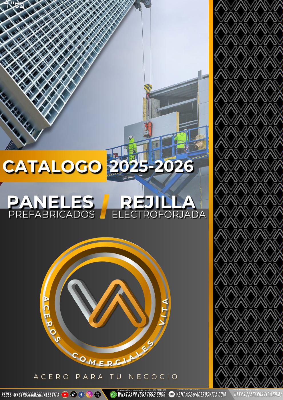 CATALOGO "PANELES PREFABRICADOS Y REJILLAS ELETROFORJADAS" 2025-2026 | PDF to Flipbook