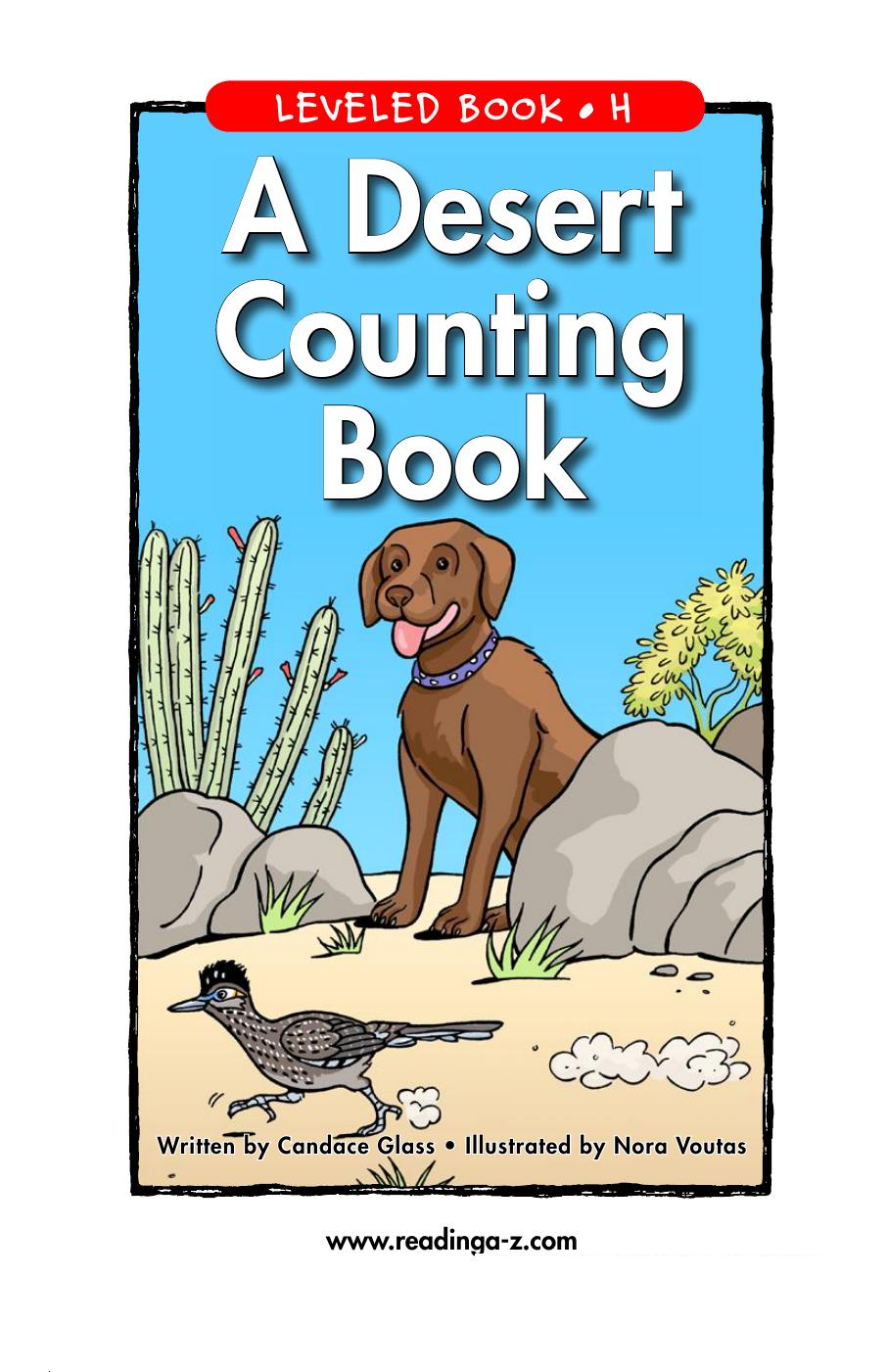 22. A Desert Counting Book