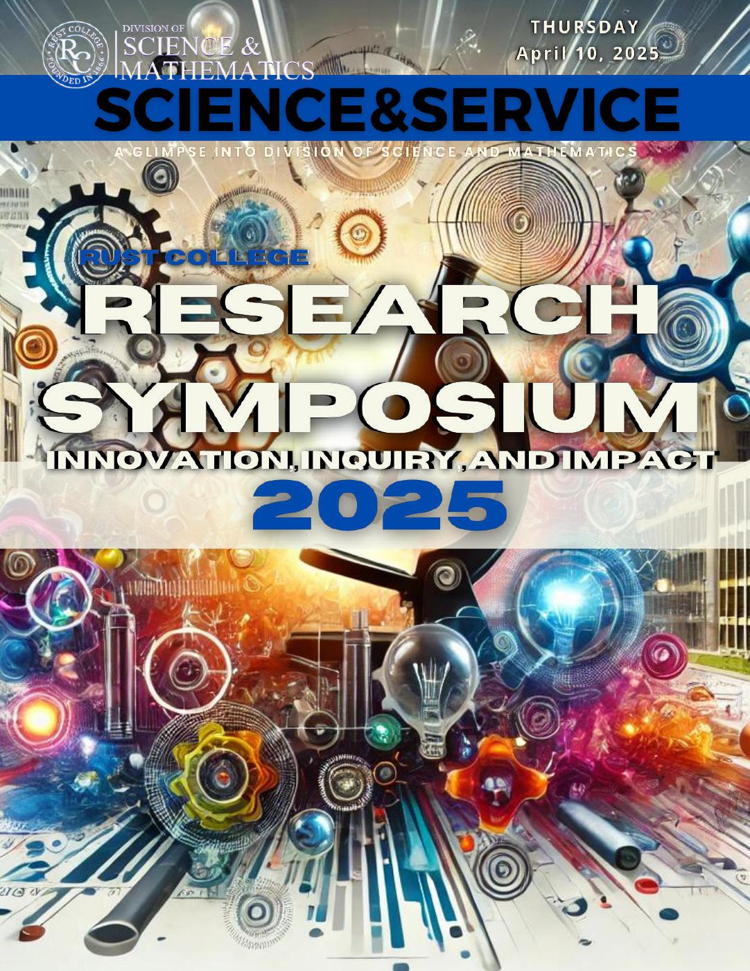 RUST COLLEGE RESEARCH SYMPOSIUM 2025 | PDF to Flipbook