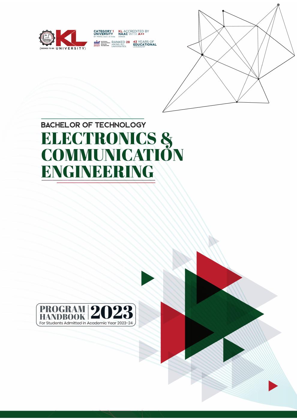 Y23 Student Handbook B.Tech - ECE