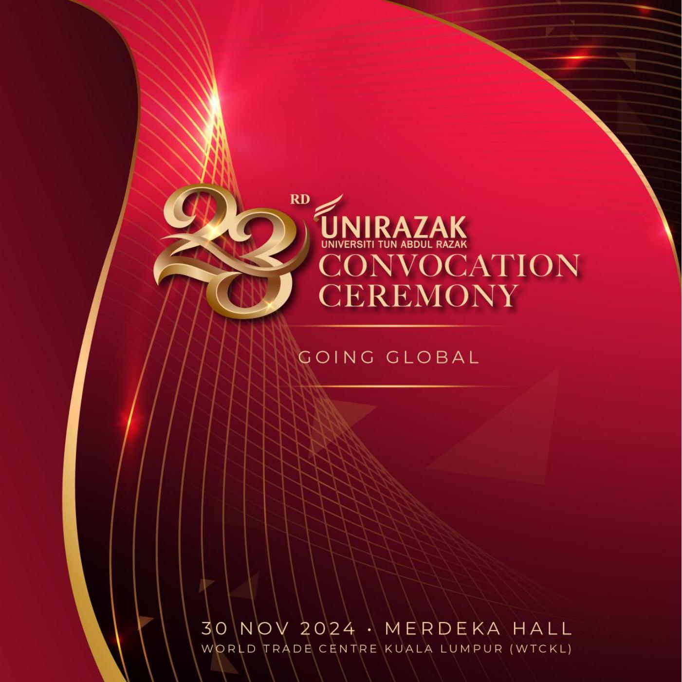 23rd UNIRAZAK Convocation