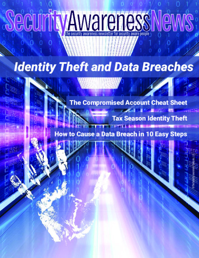 Security Awareness News - Identity Theft and Data Breaches