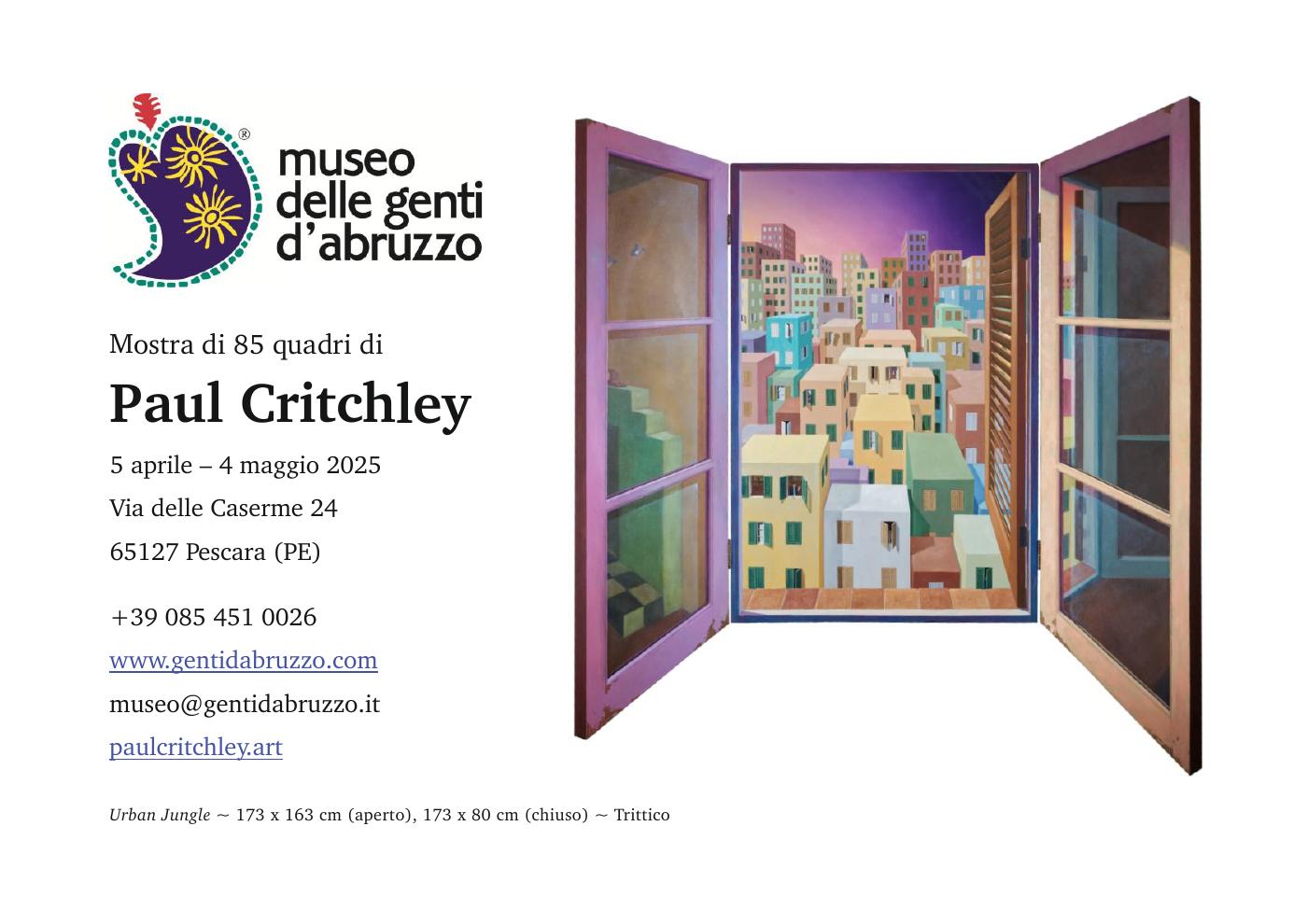 Paul Critchley mostra al Museo delle Genti d'Abruzzo, Pescara | PDF to ...