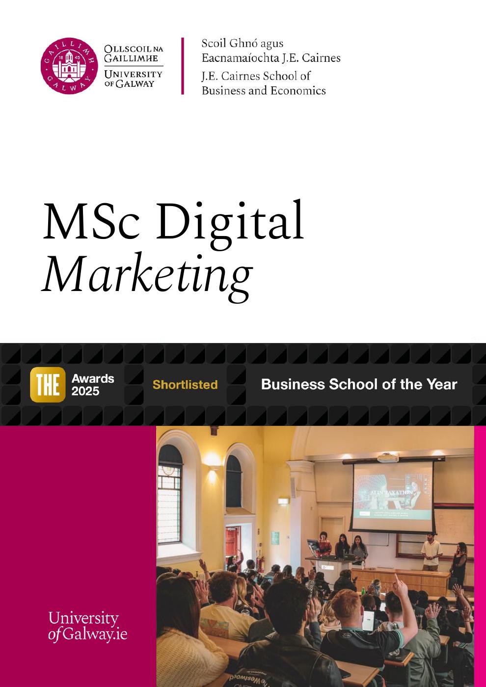 MSc Digital Marketing
