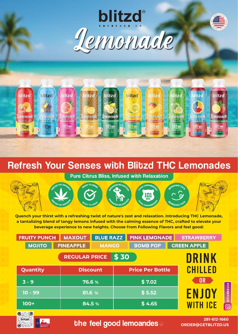 Blitzd Lemonade Sales Sheet
