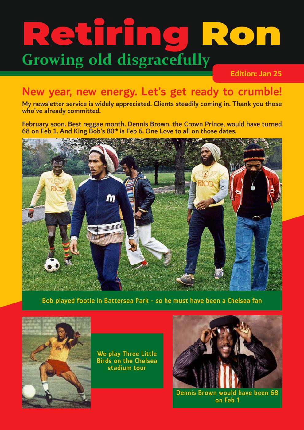 Retiring Ron Jan 2025 Edition