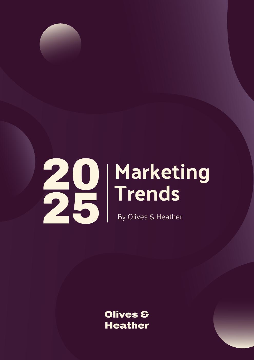 2025 Marketing Trend Report | PDF to Flipbook