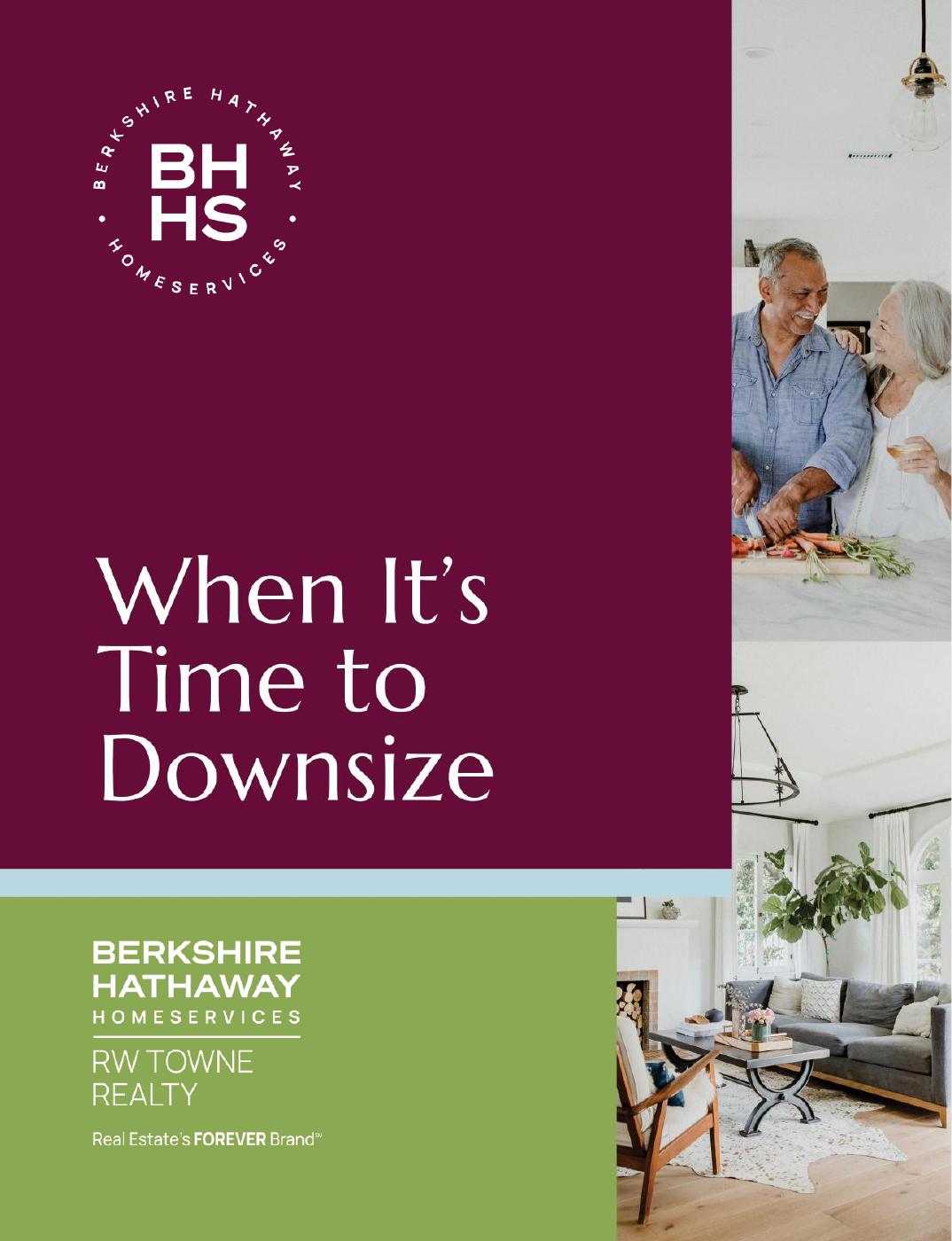 When It's Time to Downsize