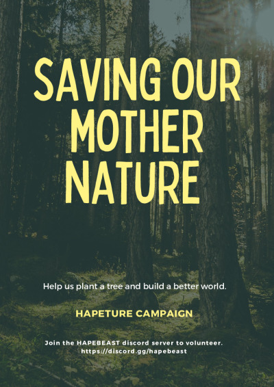 'Save Our Mother Nature"