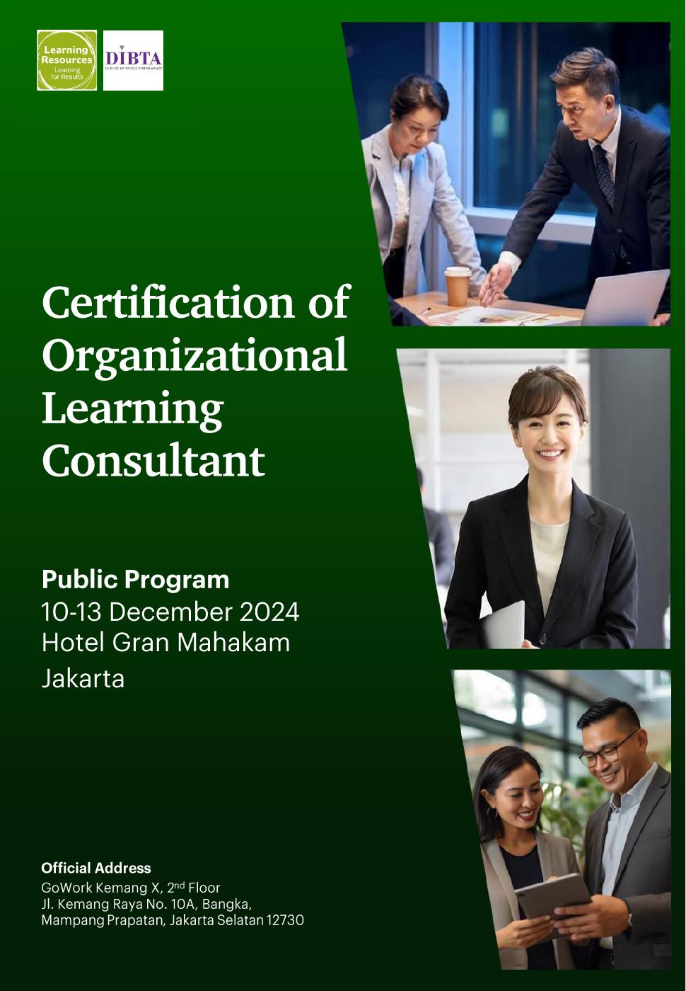Certification of Organizational Learning Consultant