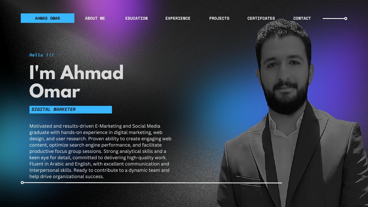 Ahmad Omar Portfolio | PDF to Flipbook