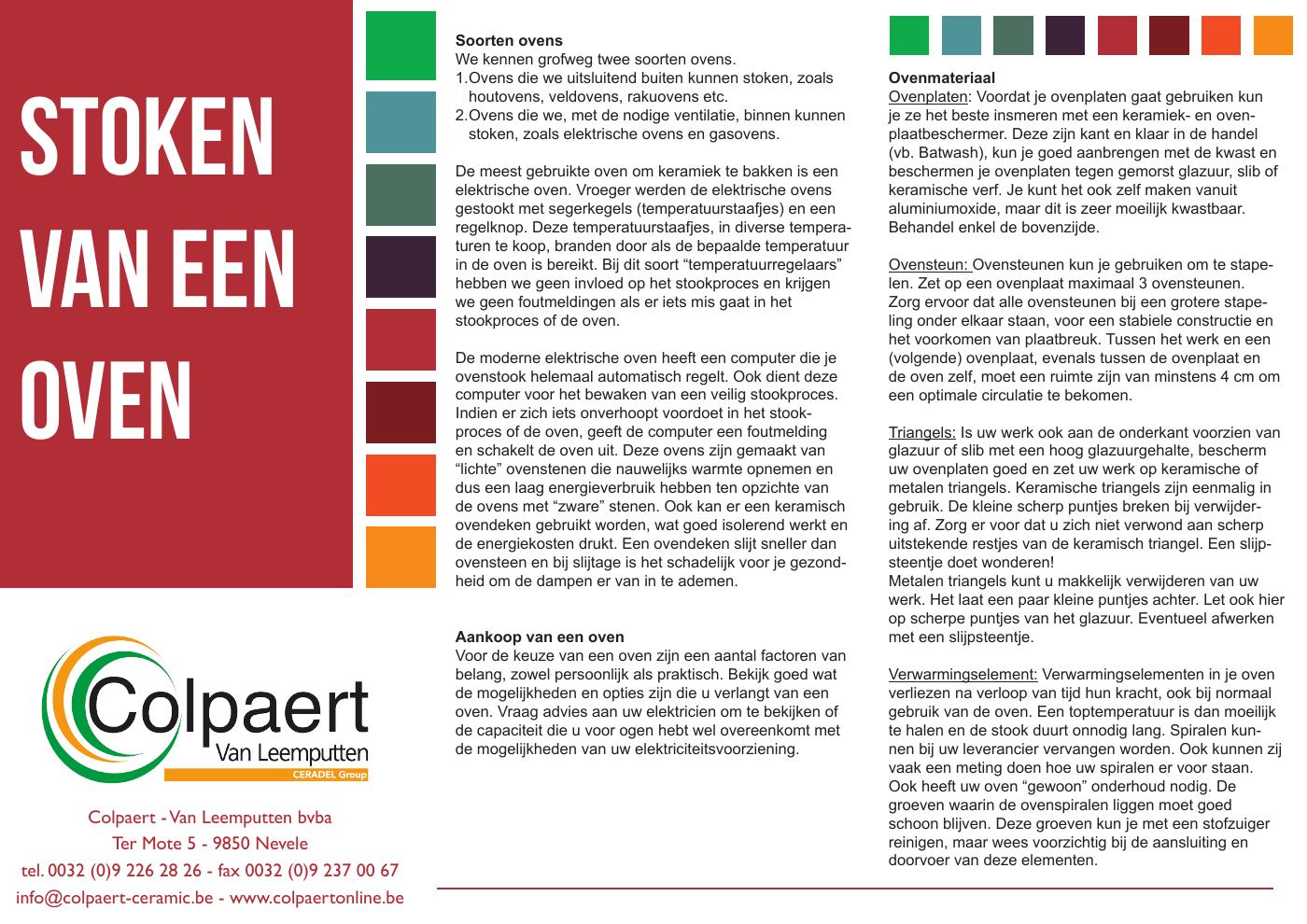 Stoken van een oven | PDF to Flipbook