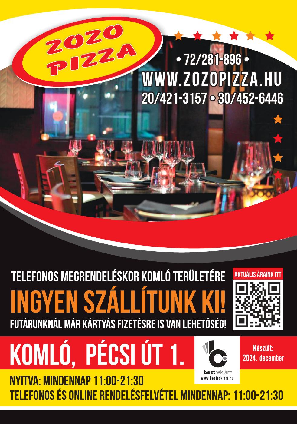 Komló - Zozo Pizza