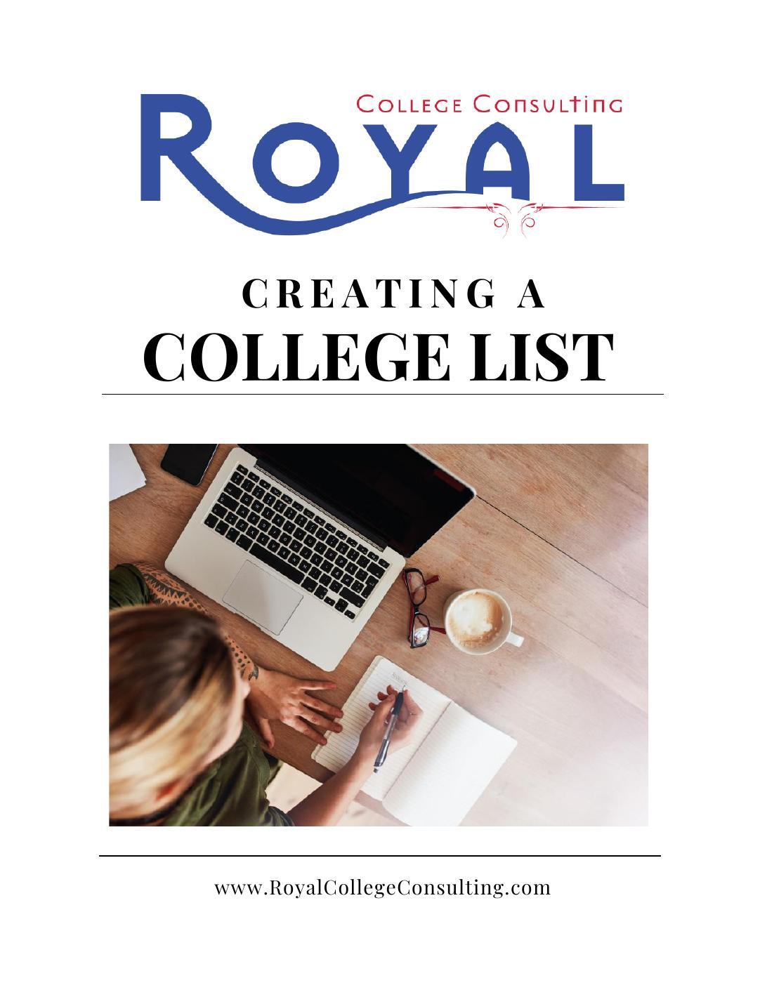 Creating a College List | PDF to Flipbook