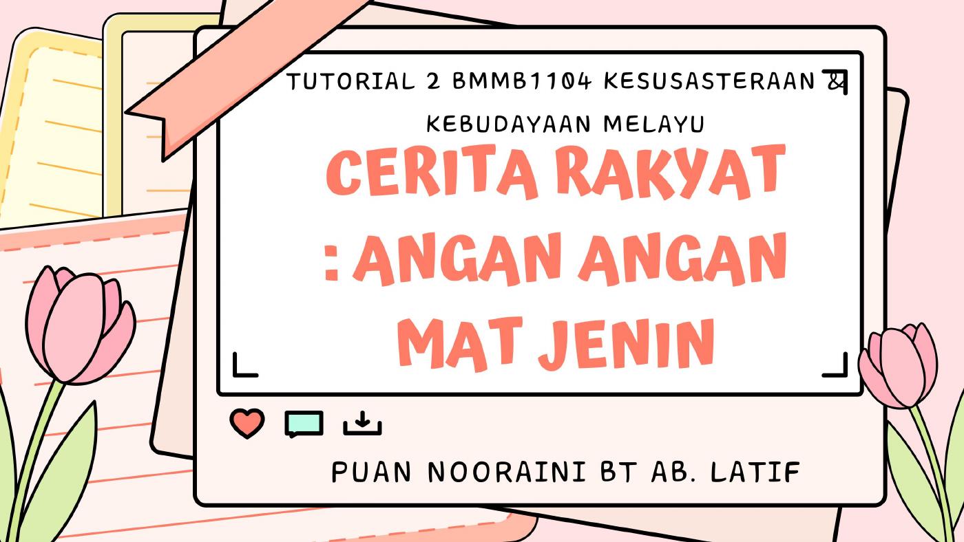 CERITA RAKYAT ANGAN ANGAN MAT JENIN | PDF to Flipbook