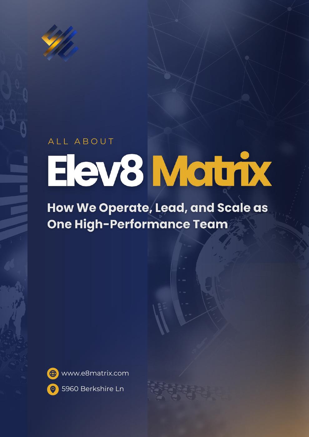 v3 Elev8 Matrix Handbook | PDF to Flipbook