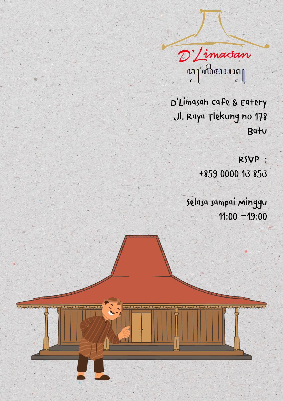 D'Limasan Cafe | PDF to Flipbook