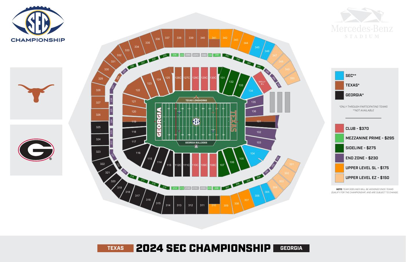 2024 SEC Football Championship: Stadium Map