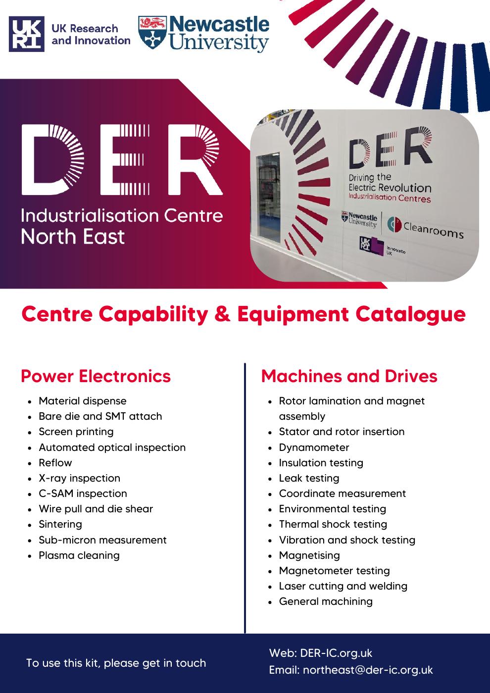 DER-IC NE Capability and Equipment | PDF to Flipbook