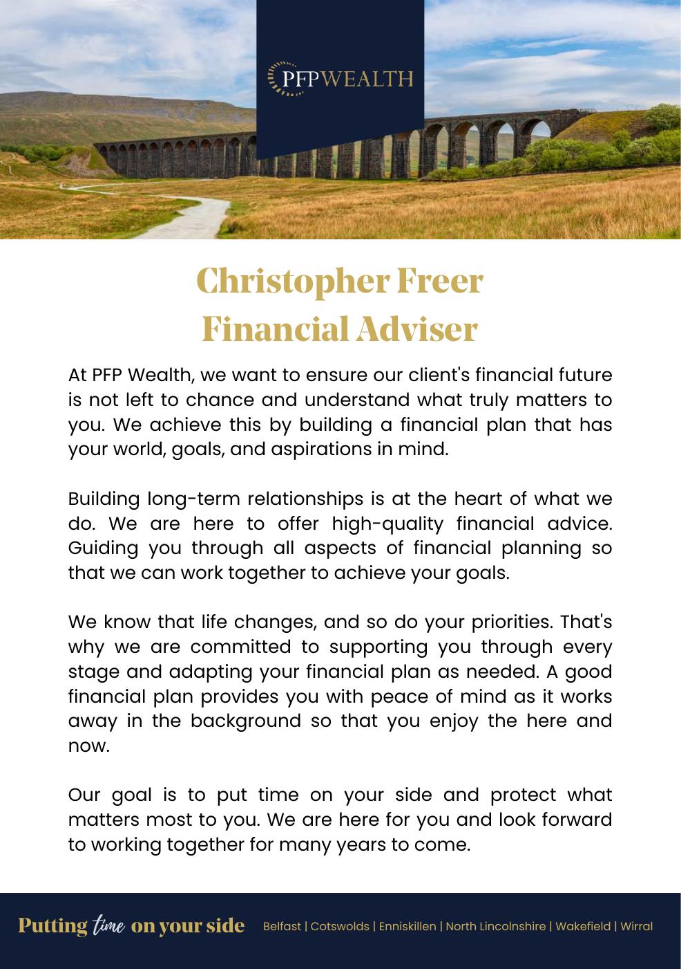 Christopher Freer - Financial Adviser - Meet the Team | PDF to Flipbook