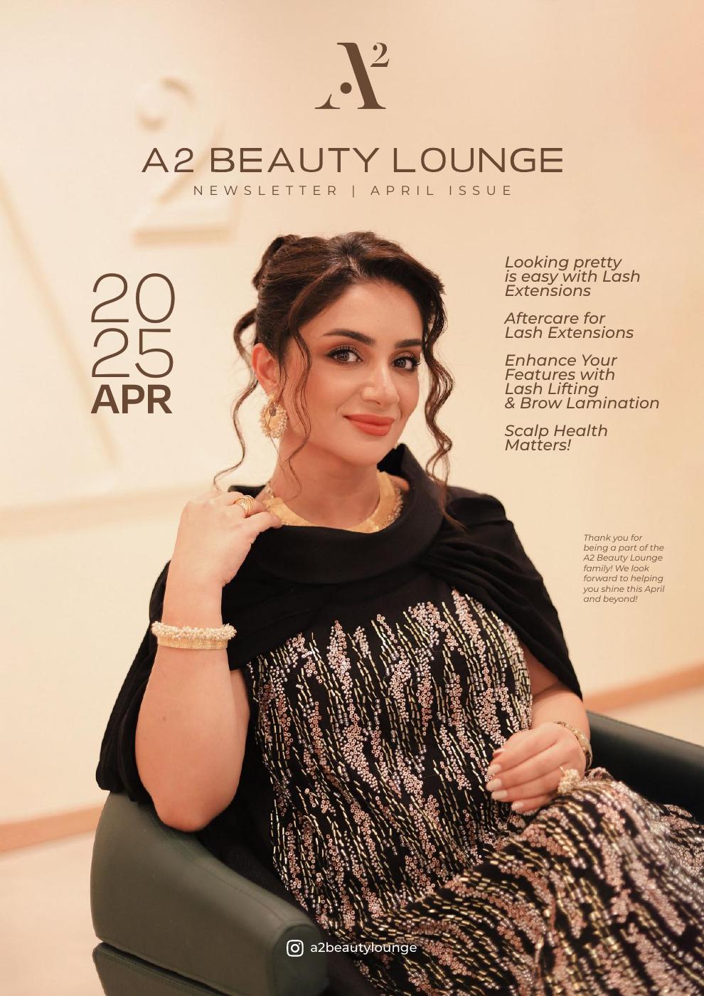 A2 Beauty Lounge Newsletter I Apr 2025