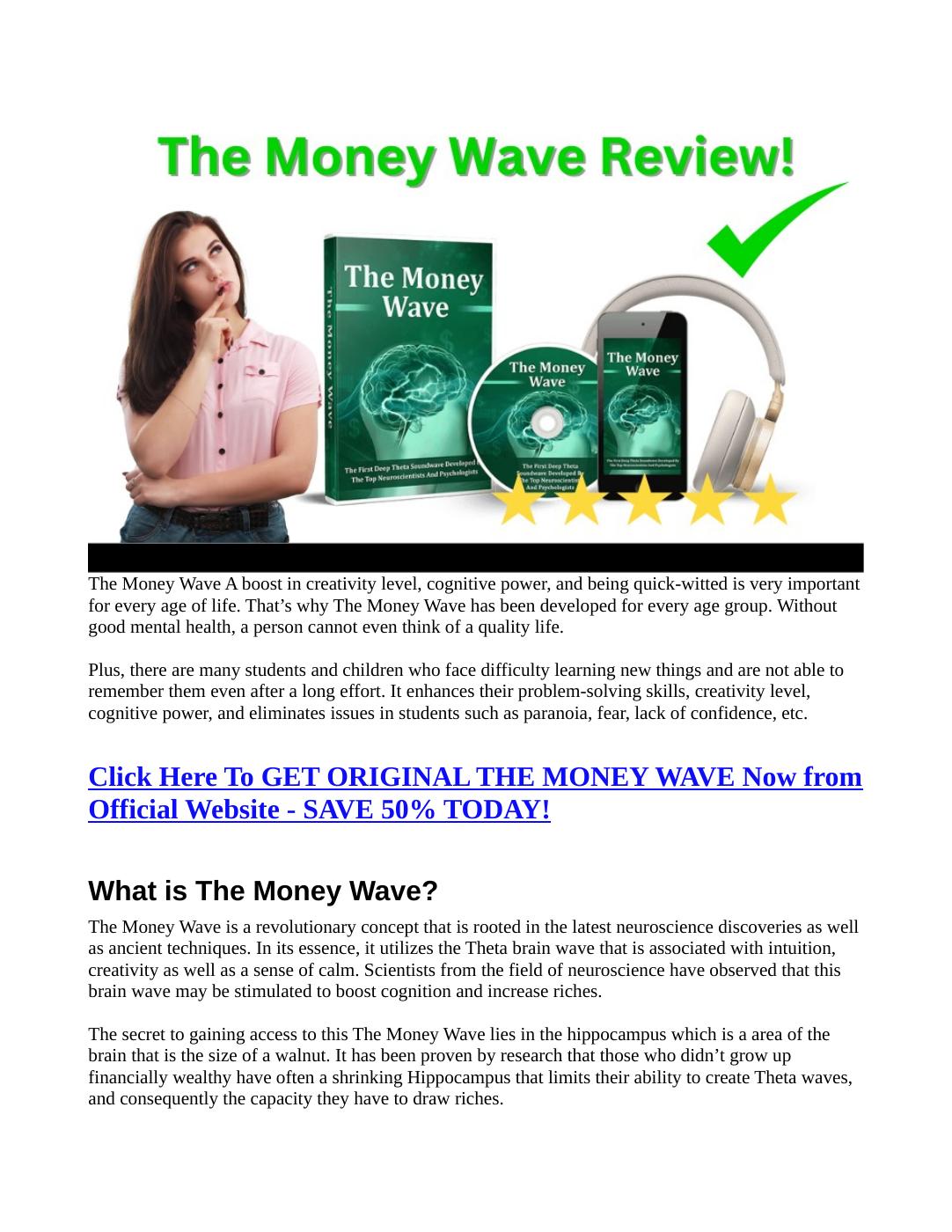 The Money Wave Reviews – (Pros and Cons) Is It Scam Or Legit? | PDF to ...